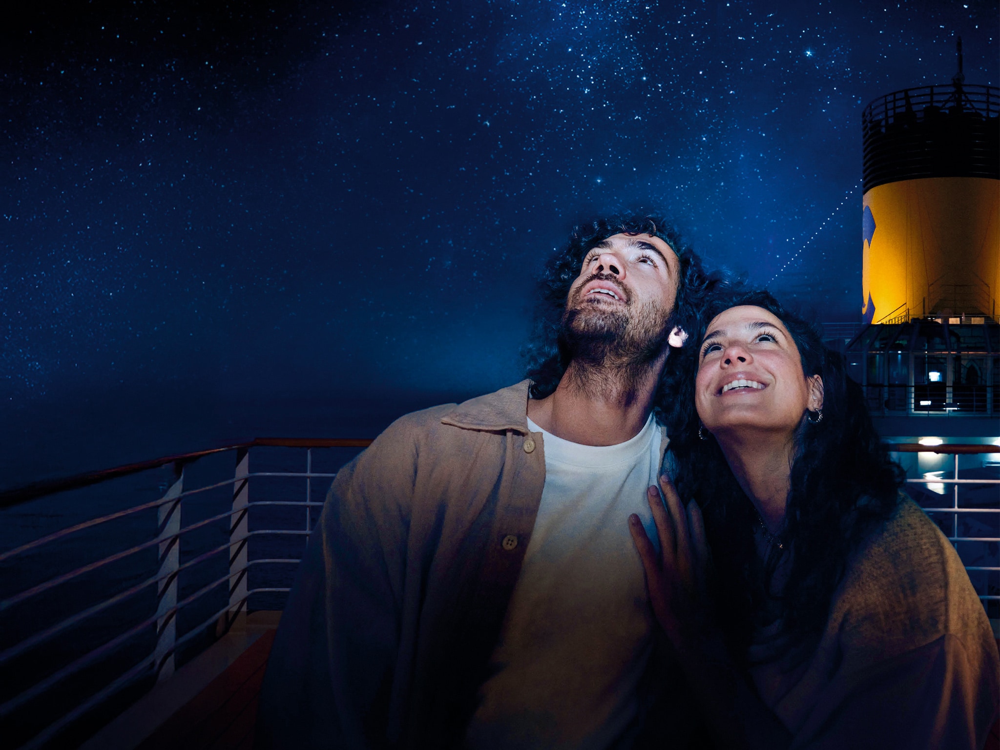 Balearic sea darkest spot : "Sea of stars" | Costa Crociere