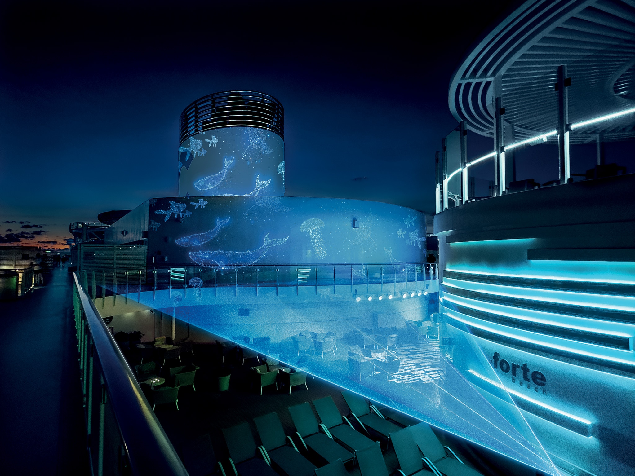 Light show in crociera: santuario dei cetacei | Costa Crociere