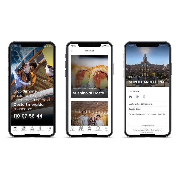App Costa Crociere Ufficiale per IOS e Android Smartphone