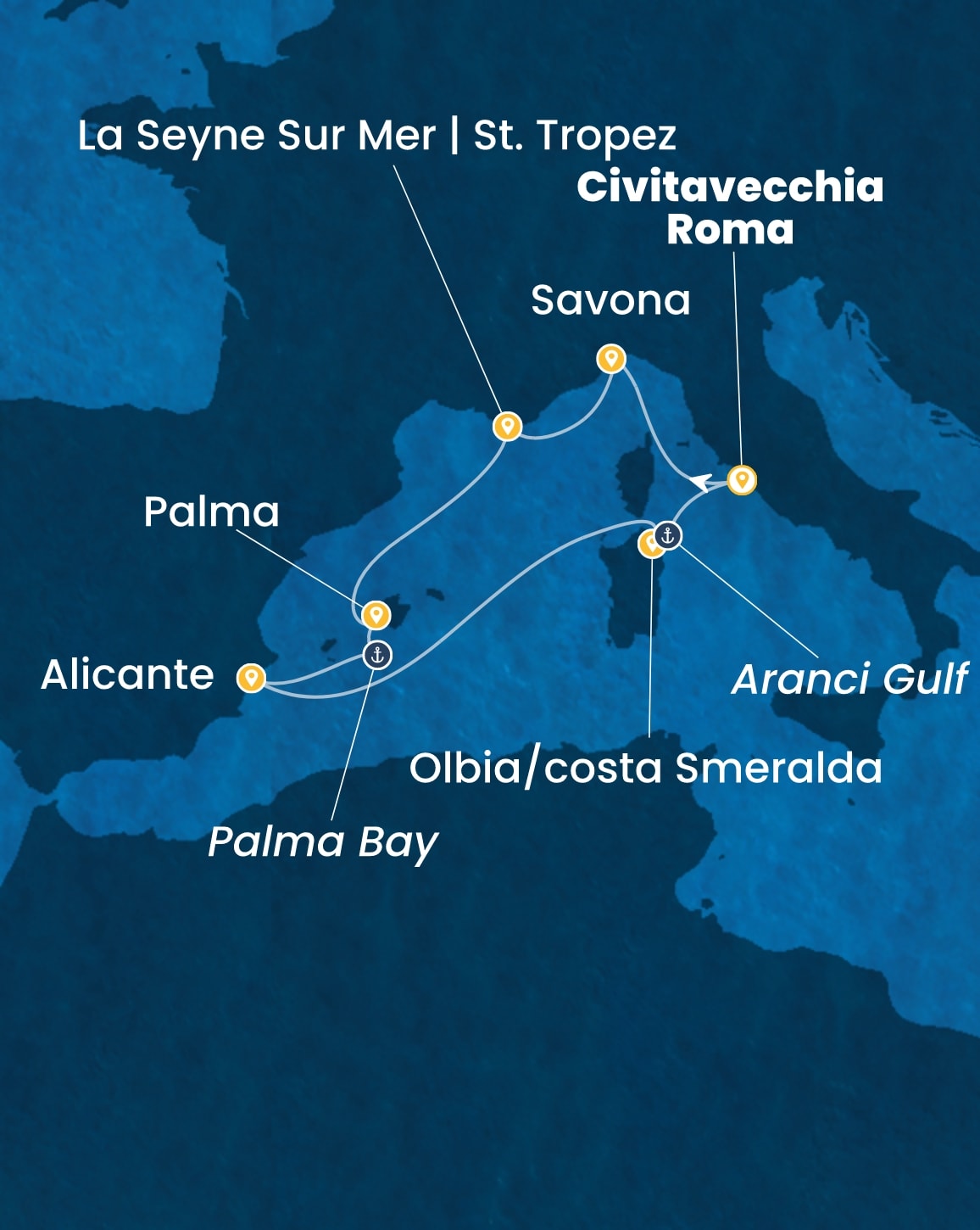 Le nostre navi da crociera: webcam e piani nave | Costa Crociere