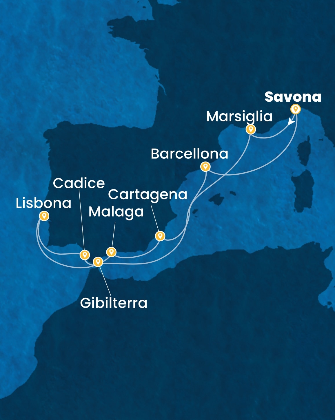 Le nostre navi da crociera: webcam e piani nave | Costa Crociere